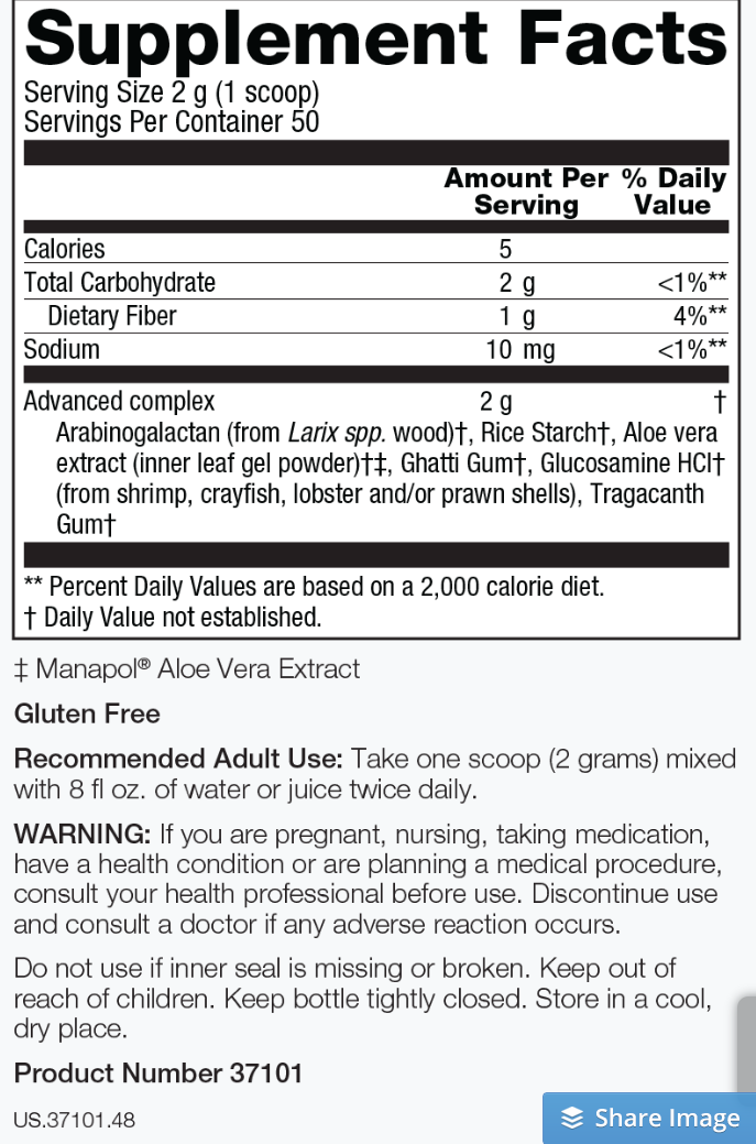 Ambrotose® Complex 100g Powder — Mannatech Products – CA - Mannatech ...